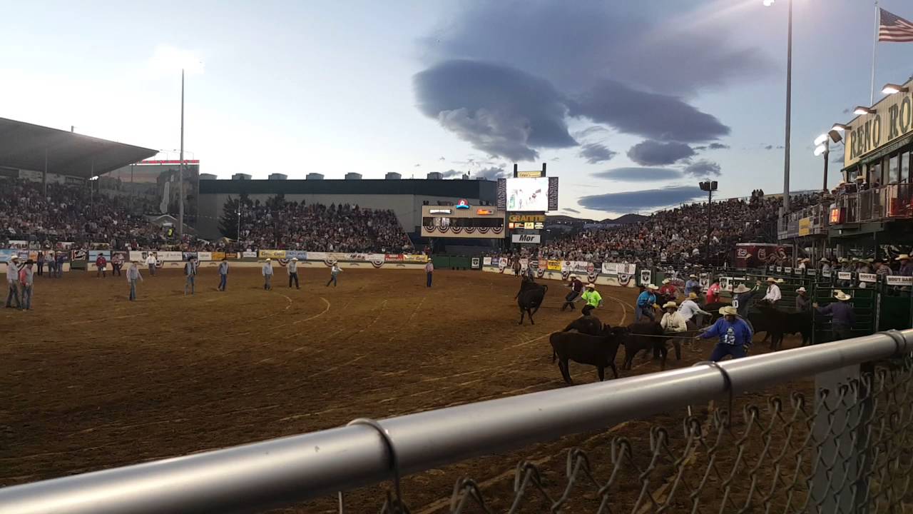 2016 Reno Rodeo Ribbon Tying - YouTube