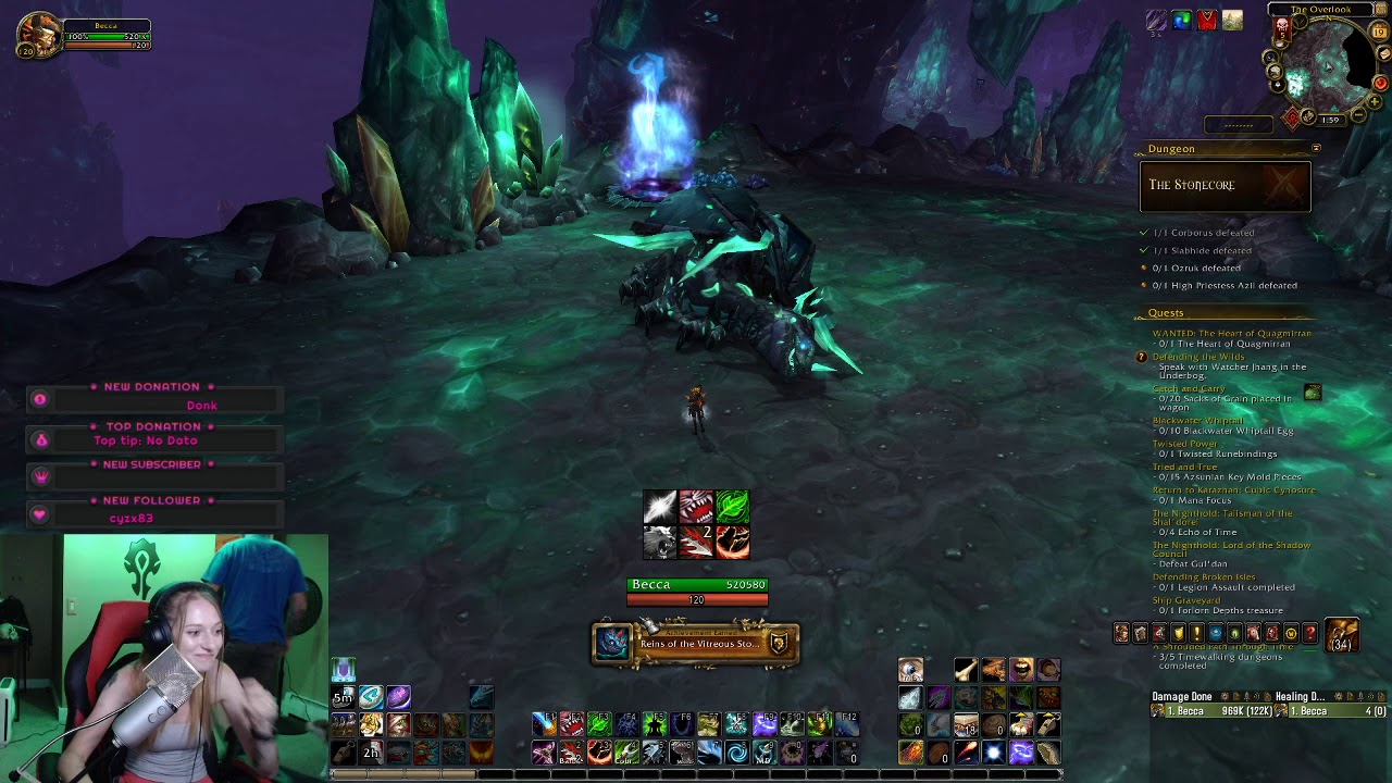 Vitreous Stone Drake drops! // World of Warcraft - YouTube