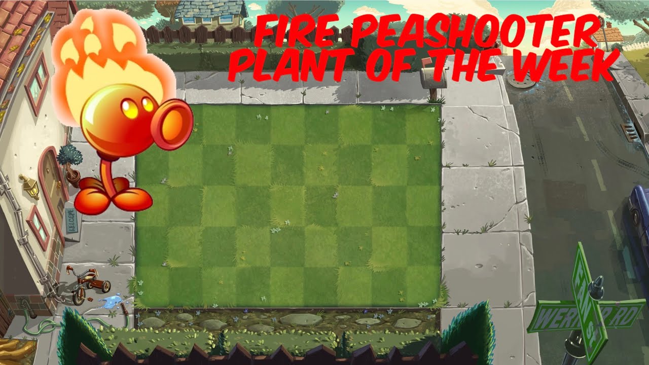 PvZ2 Fire Peashooter Plant of the Week - YouTube