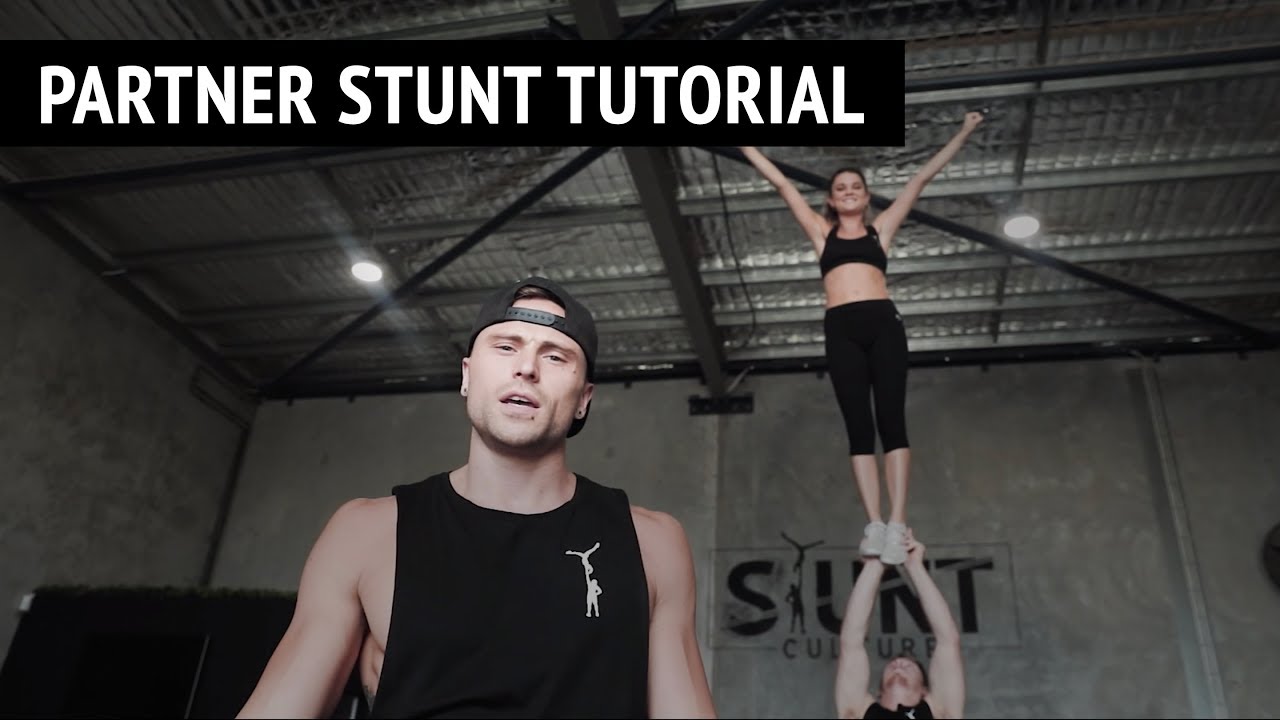 Front Handspring Up | Partner Stunt Tutorial - YouTube