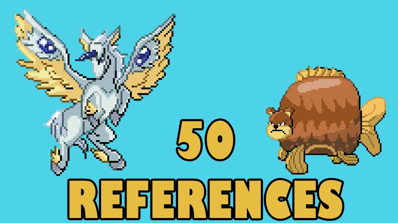 50 References Compilation! Pokemon Infinite Fusion Anime + Gaming ...