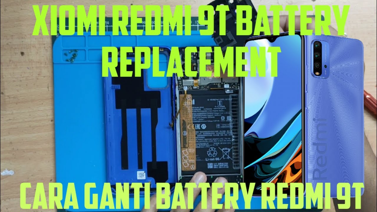 Redmi 9T Battery Replacement 2022 - YouTube