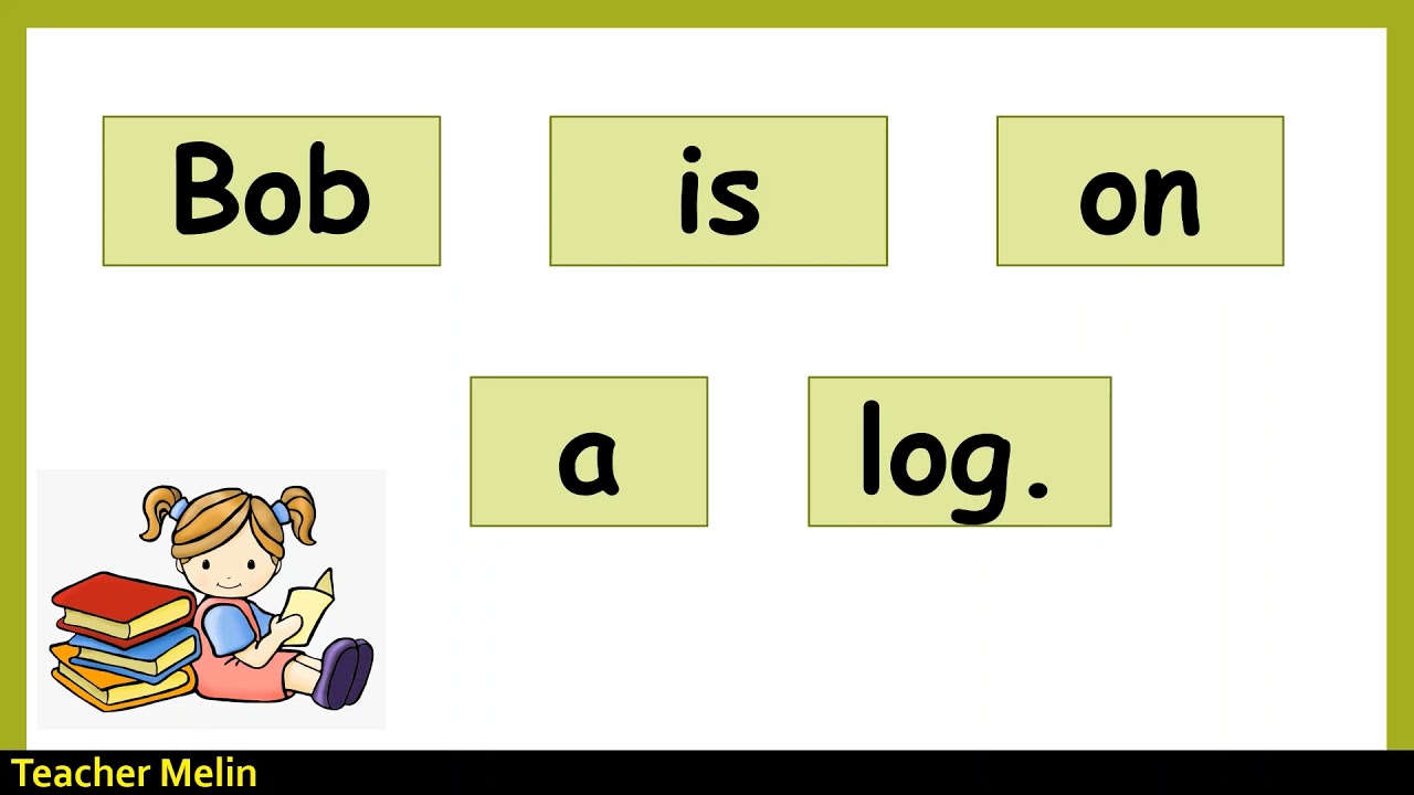 CVC SENTENCES|| short vowel /o/ - YouTube