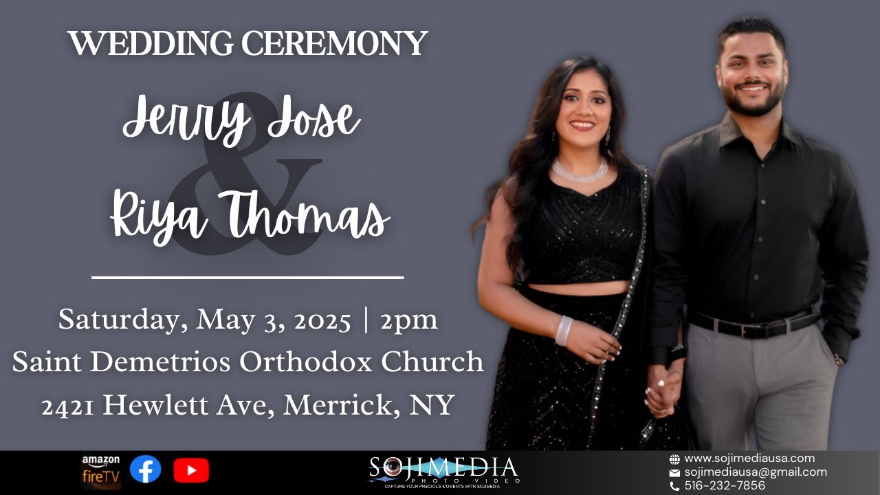 Wedding of Jerry Jose & Riya Thomas - YouTube