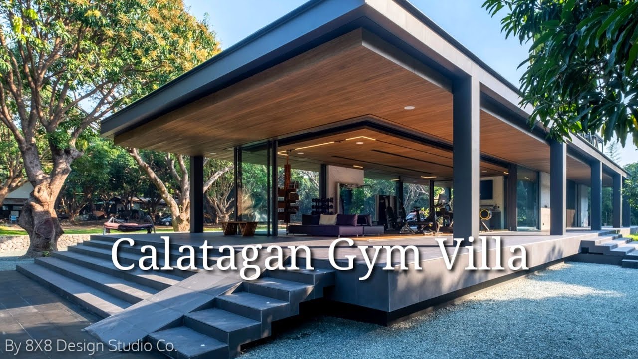 House Design in an Existing Clearing Between the Grid of Mango ...