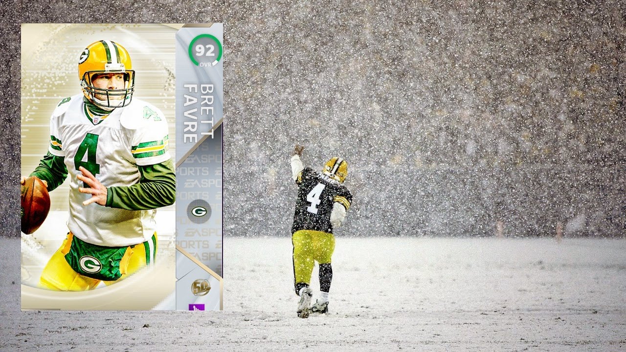 BRETT FAVRE THROWS ABSOLUTE LASERS - YouTube