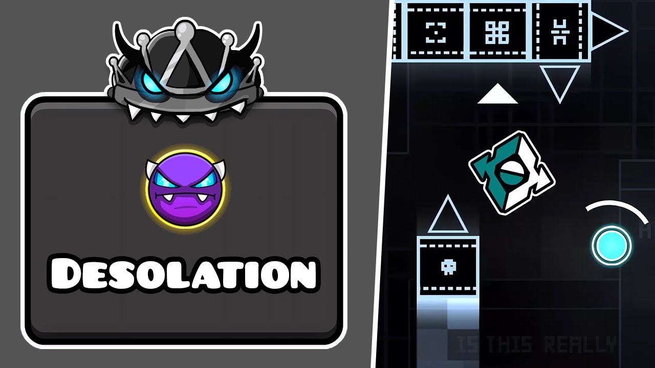 WEEKLY DEMON #329: "Desolation" (EASY DEMON) by Schady | Geometry Dash - YouTube