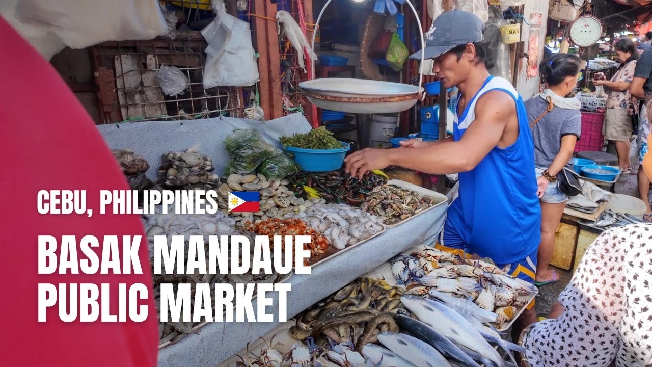 🇵🇭 [4K] Morning Walk at Basak Mandaue Public Market | Walking Tour ...