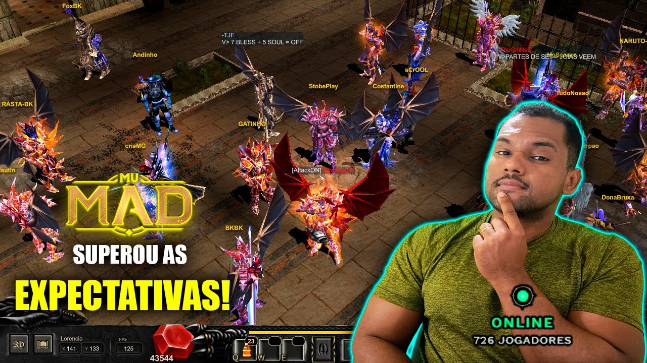 + 700 ONLINE! O MAIOR SUCESSO DOS ULTIMOS MESES ! MU MAD SUPEROU TODAS ...