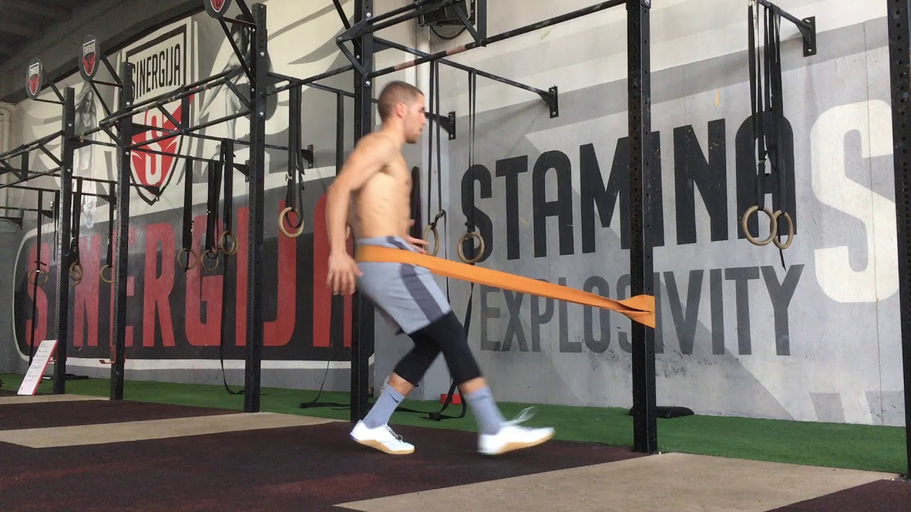 Banded Deceleration Lunge - YouTube