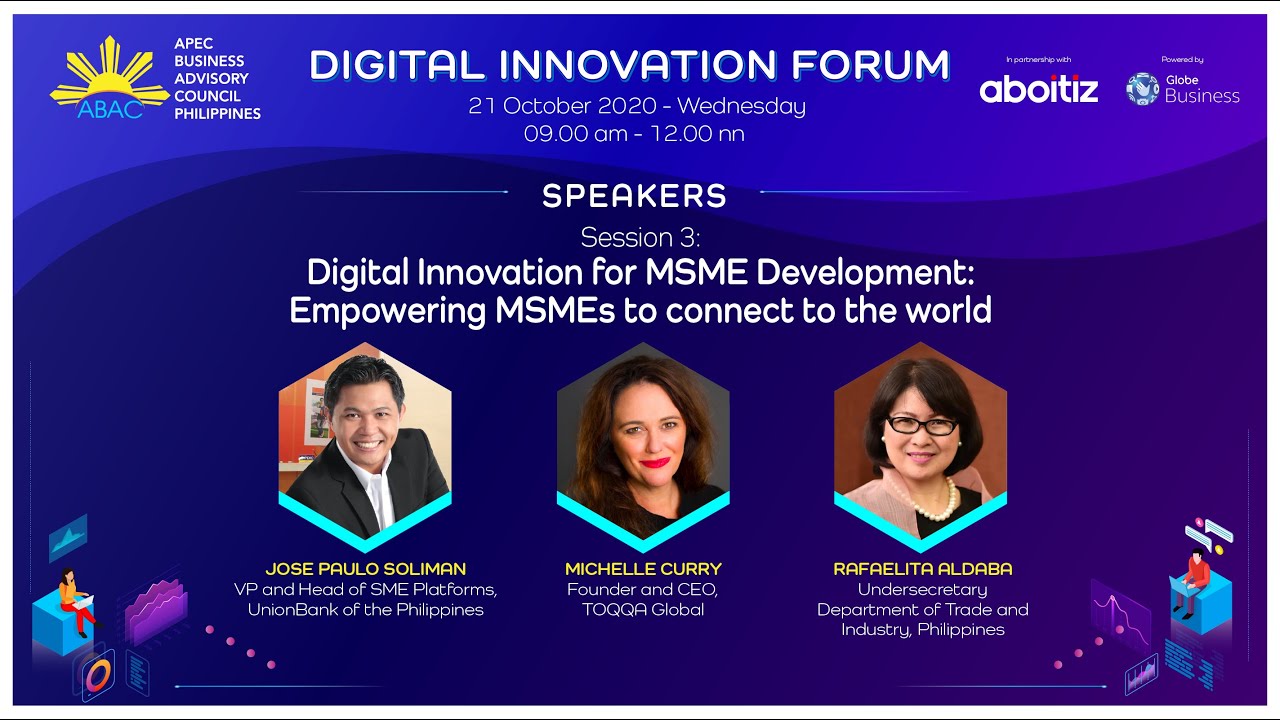 Session 3: MSME Development, Digital Innovation Forum 2020 - YouTube