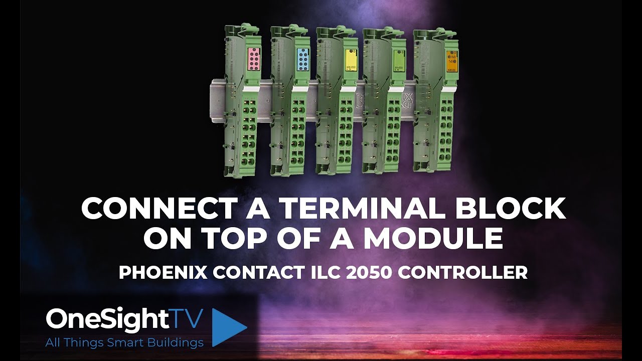 HOW TO: Connect a Terminal Block on top of a Module - ILC 2050 ...