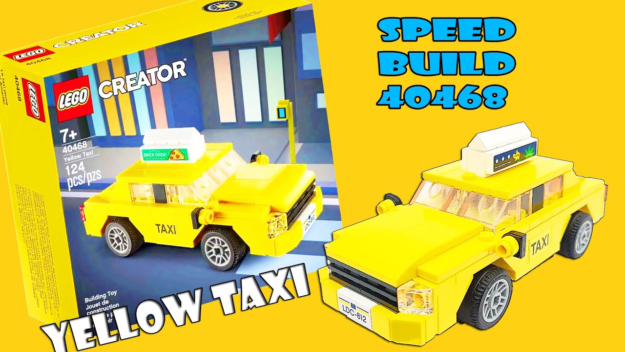 Yellow Taxi LEGO Creator 40468 2021r. - YouTube