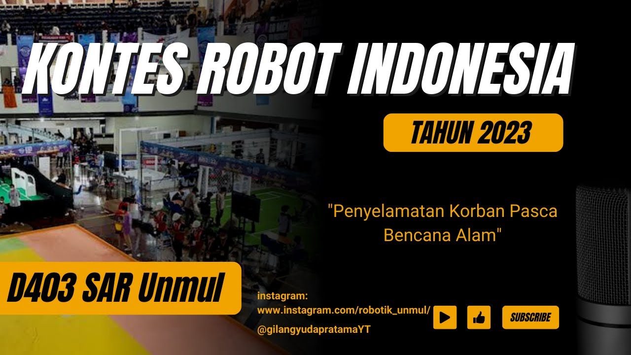 D403 SAR Universitas Mulawarman || Kontes Robot Indonesia 2023 - YouTube