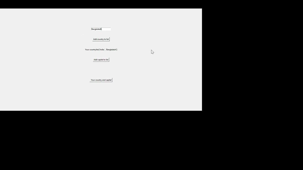 Country And Capital Python 2 Codewithme Youtube