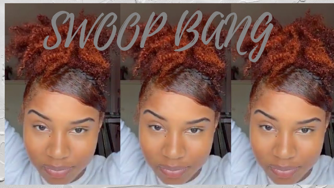 SWOOP BANG w/ HIGH BUN - YouTube