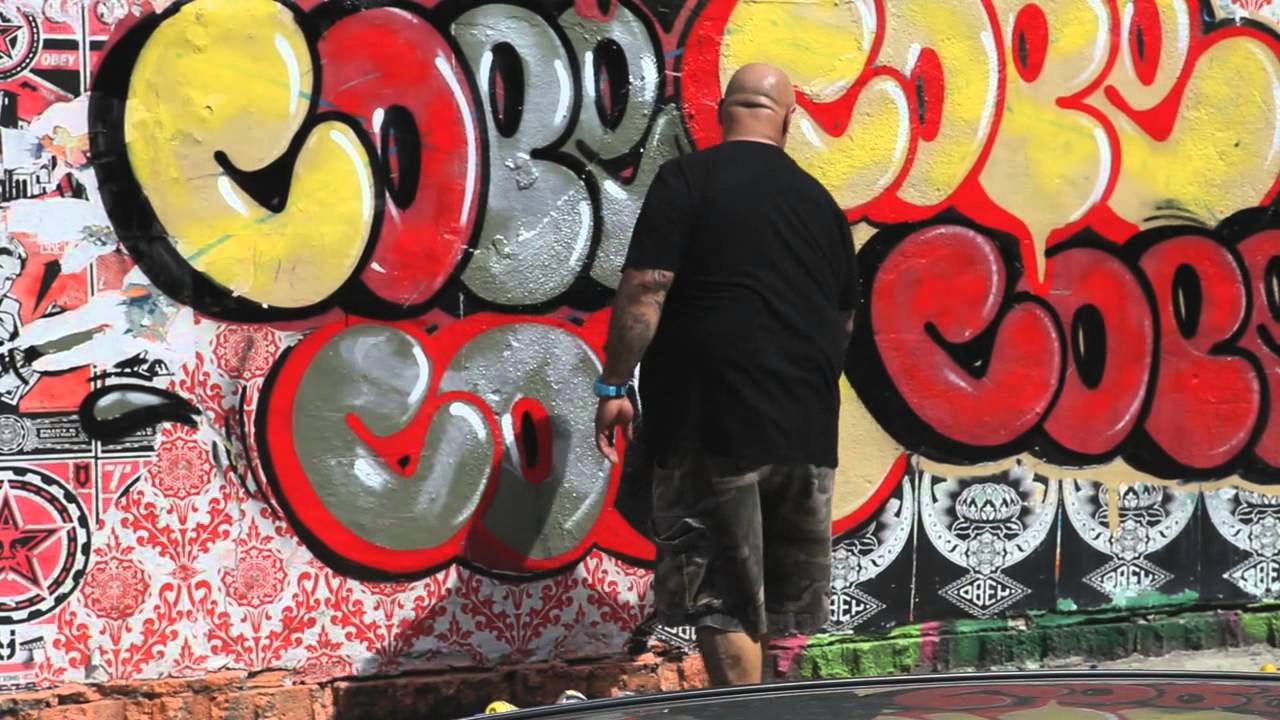 OBEY x COPE2 Collaboration - YouTube