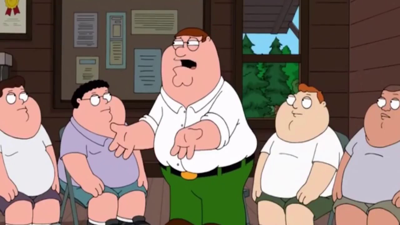 Family Guy - Peter Gets Sent to Fat Camp - YouTube