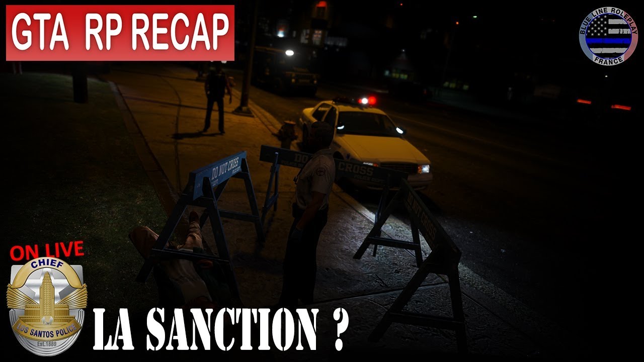 Wolf, la Sanction ? | GTA RP | Blue Line RP 64 slots - YouTube