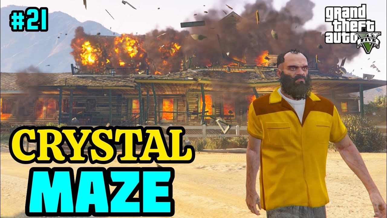 GTA 5 CRYSTAL MAZE | GTA 5 GAMEPLAY #21 - YouTube