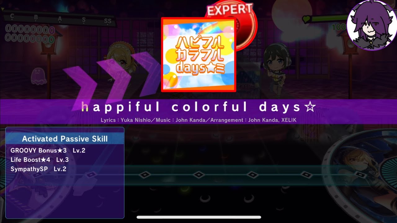 happiful colorful days☆ミ (Expert) (GFC) - Happy Around! (D4DJ Gameplay ...
