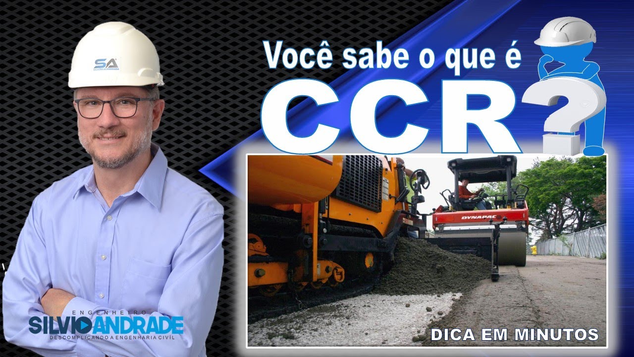 Como funciona o concreto compactado a rolo - CCR - YouTube