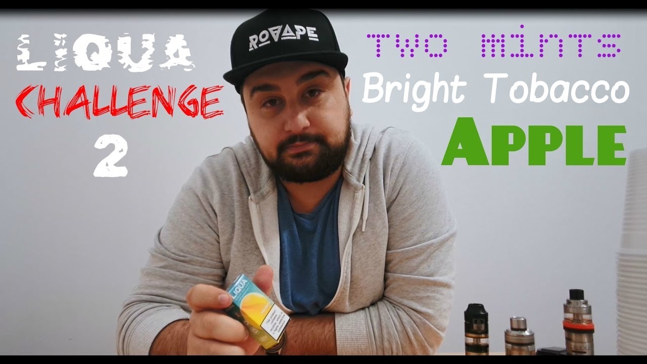 Review New Liqua | Two Mints | Apple | Bright Tobacco - YouTube