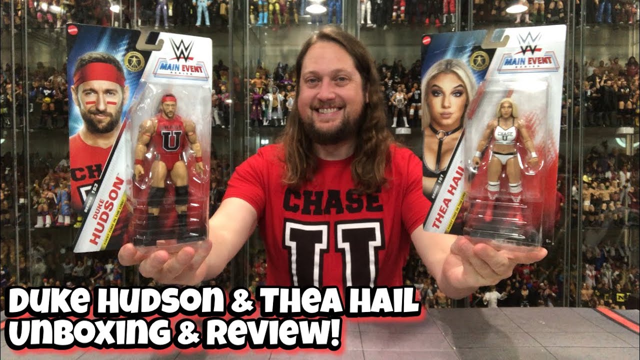 Thea Hail & Duke Hudson Chase U Mattel WWE Main Event Unboxing & Review ...