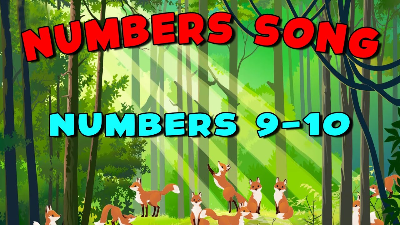 Numbers 9-10 | Numbers Song for Children | Tutorio - YouTube