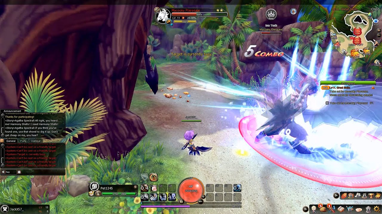 Dragomon Hunter - Open Beta Class Scout Low Lv Gameplay - YouTube