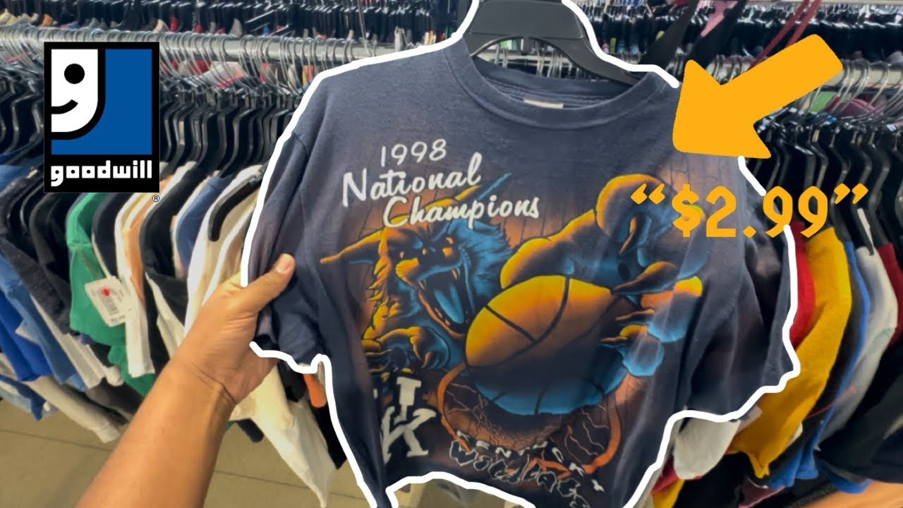 I Found A Vintage $100 T Shirt While Thrifting At Goodwill! - YouTube