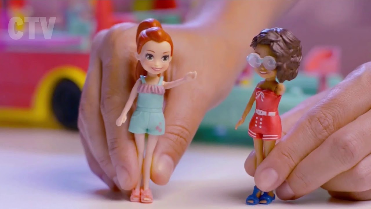 Comercial Polly Pocket | Food Truck 2 em 1 da Polly - YouTube