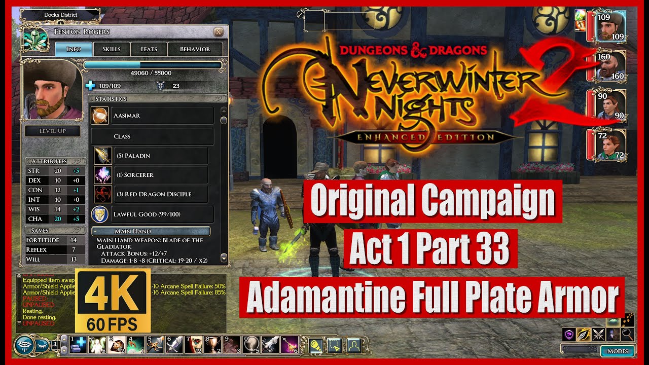 Neverwinter Nights 2 Enhanced Edition Original Campaign Act 1 Part 33 ...
