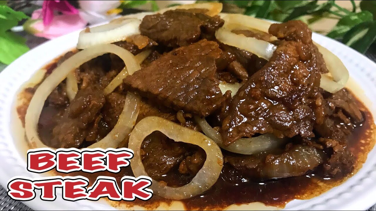 BEEF STEAK | HOW TO COOK BEEF STEAK | BISTEK | BEEF STEAK RECIPE - YouTube