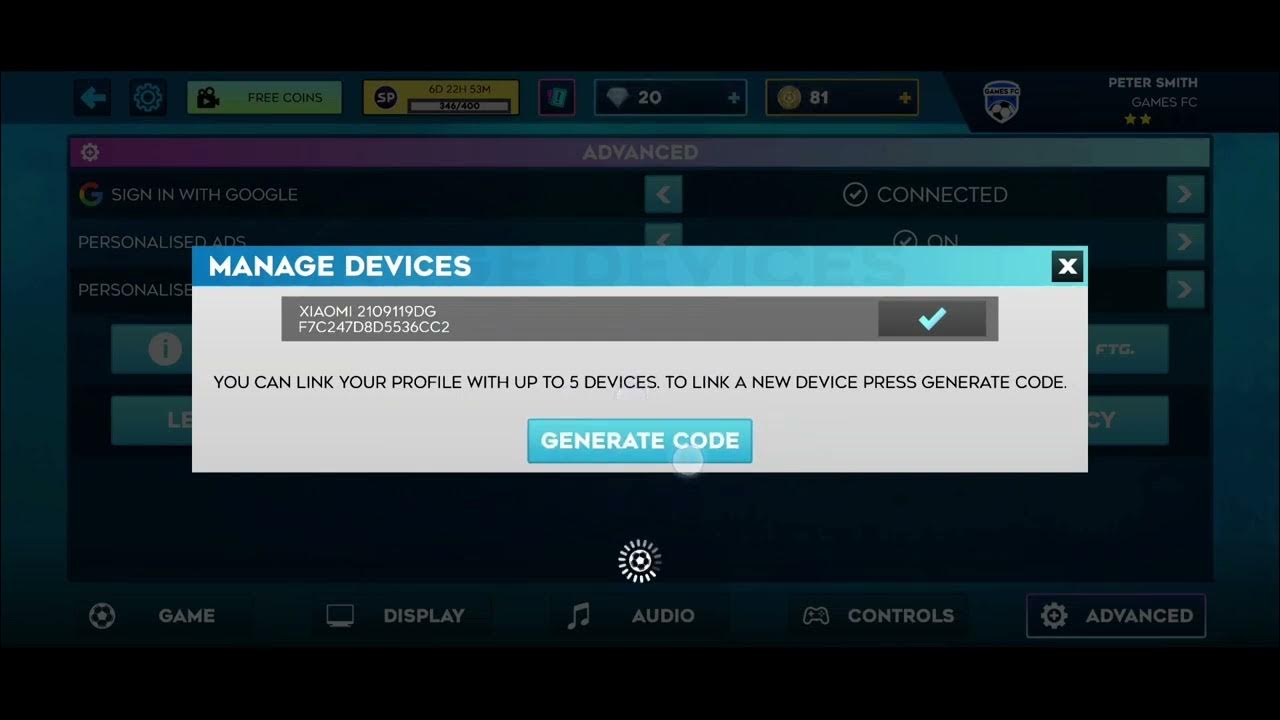 How to Link DLS 2024 Profile with Other Devices - Generate Code to Link ...