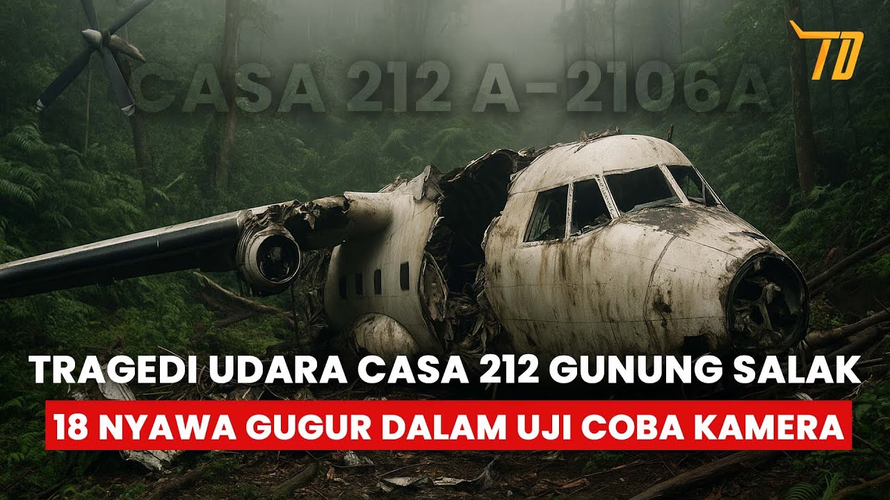 18 Nyawa Gugur dalam Uji Coba Kamera | Tragedi Udara CASA 212 A-2106 ...