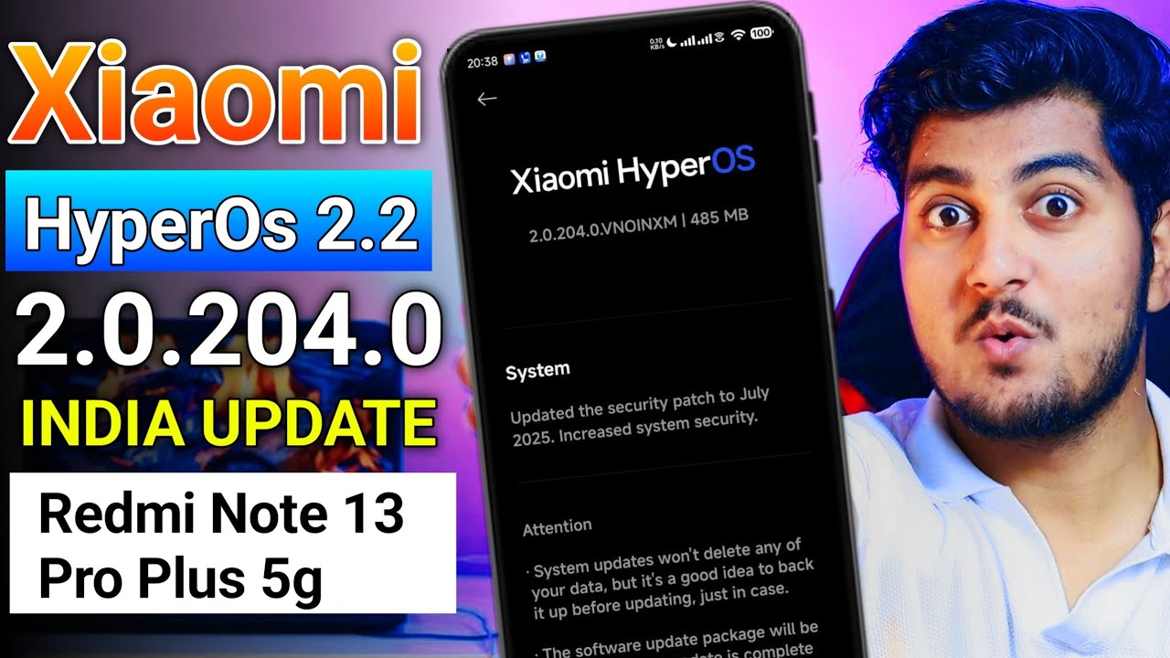 Redmi Note 13 Pro Plus HyperOS 2.0.204.0 india Update Full Features and ...