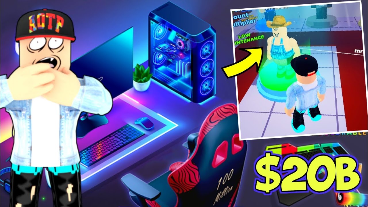 *FLAMINGO* AND $20 BILLION GAMING SETUP! In BUILD A GAMING PC 2 Roblox ...