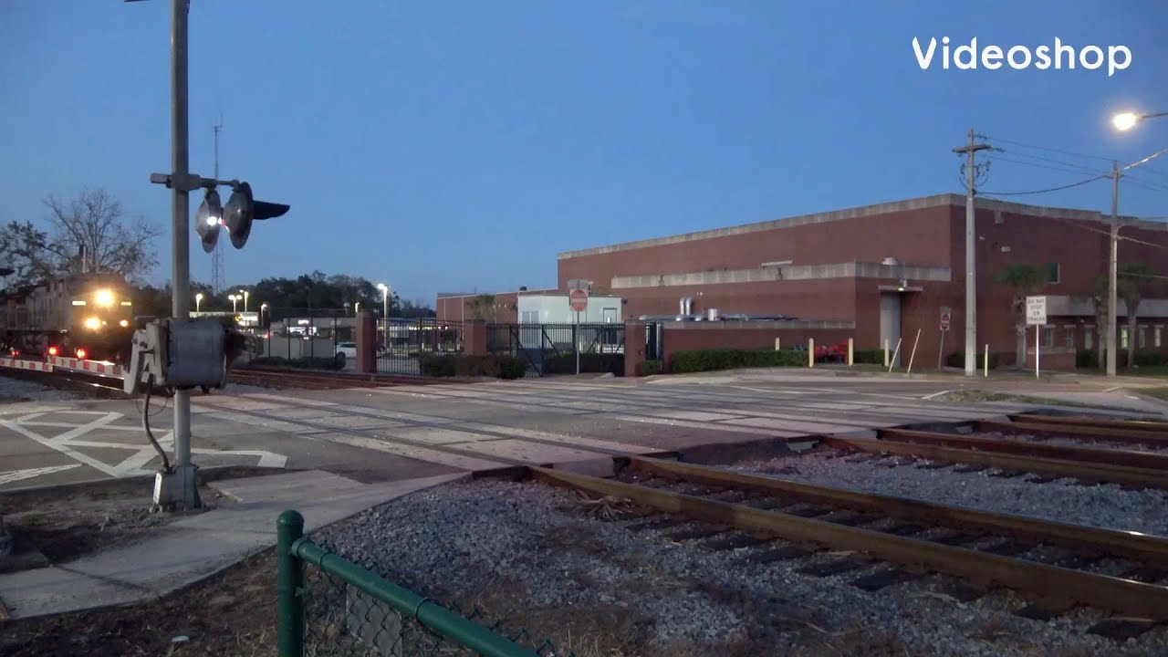 Monster mixed freight train. CSX 454 & 463 . S line onto A line. Plant ...