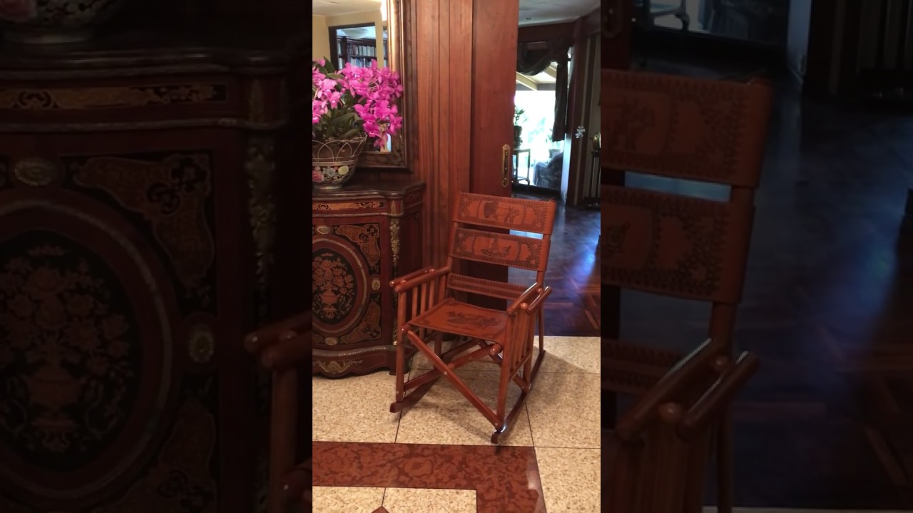 Costa Rican Rocking Chairs - High & Low Back Standard Design - YouTube