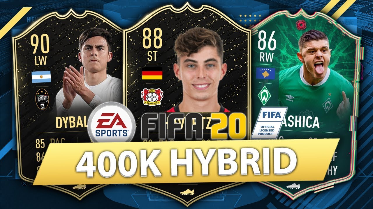 UNBEATABLE 400K HYBRID w/ SIF HAVERTZ! FIFA 20 SQUAD BUILDER - YouTube