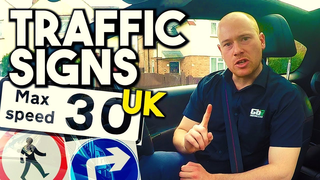 Traffic Signs, Shapes and Colors | Car Theory Test Tips - YouTube