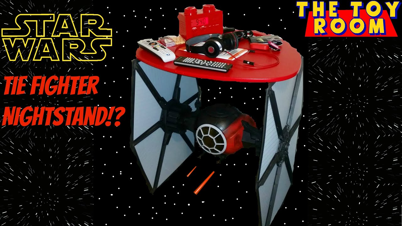 Star Wars Black Series Tie Fighter Nightstand!? - YouTube