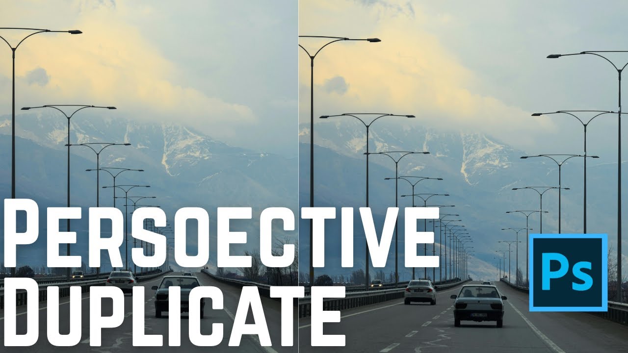 How to Duplicate Objects Perceptively in Photoshop - YouTube