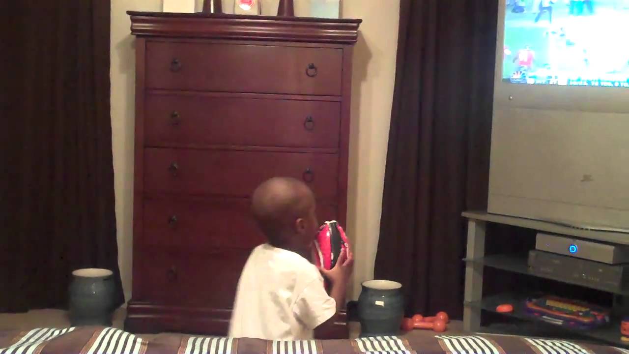 Jordan Playing football 001 - YouTube