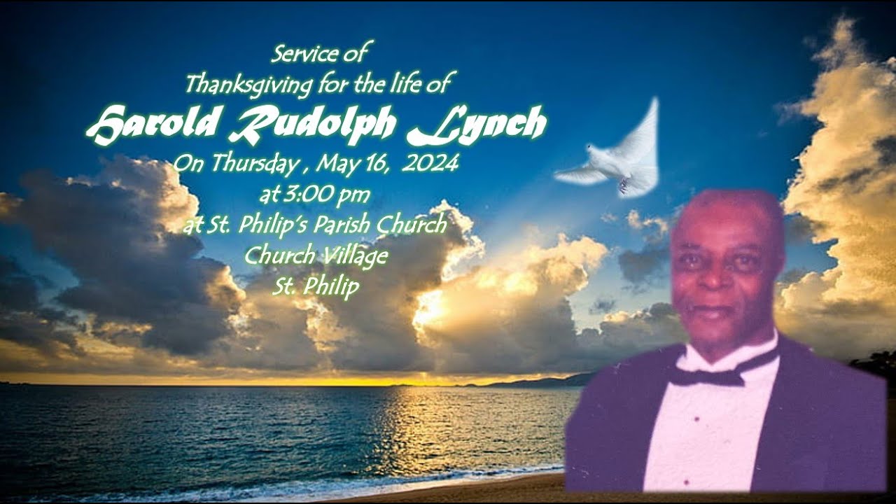 THE FUNERAL SERVICE OF HAROLD RUDOLPH LYNCH - YouTube