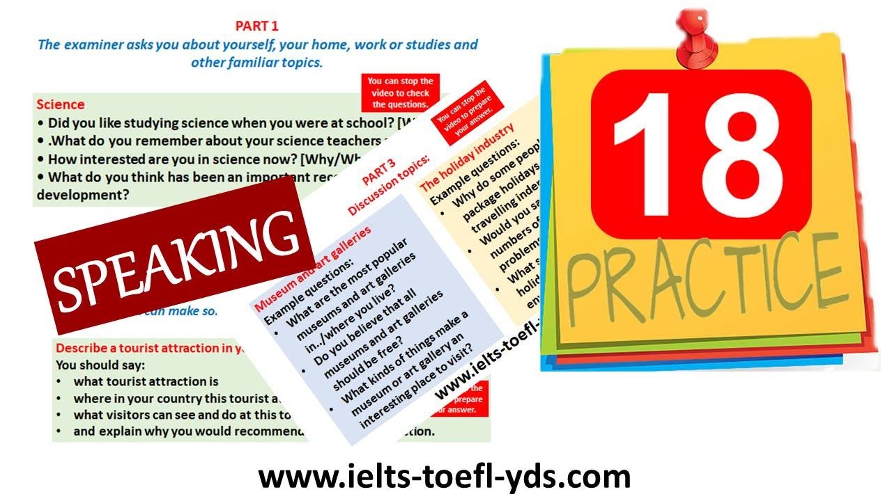 IELTS SPEAKING FULL PRACTICE TEST 2 - YouTube