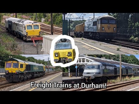 Freight Trains At Durham... (Featuring RA HST'S & 69002!) - YouTube