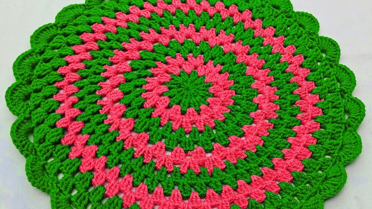 Thalposh Crochet Rumal Design | Thalposh Design | Thalposh | Crochet ...