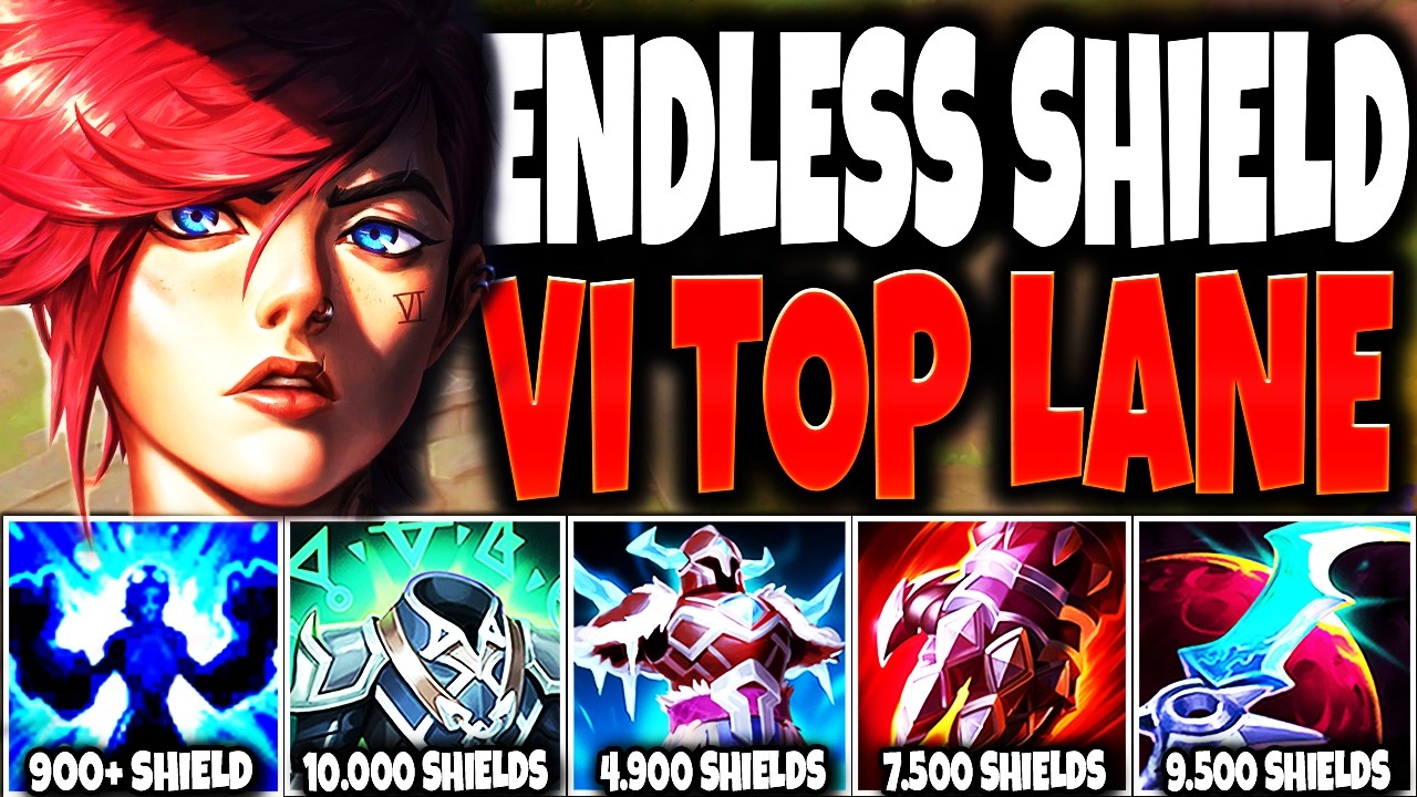 Meet the Best ENDLESS SHIELD VI TOP LANE BUILD with 5x Shields, 5000+HP ...